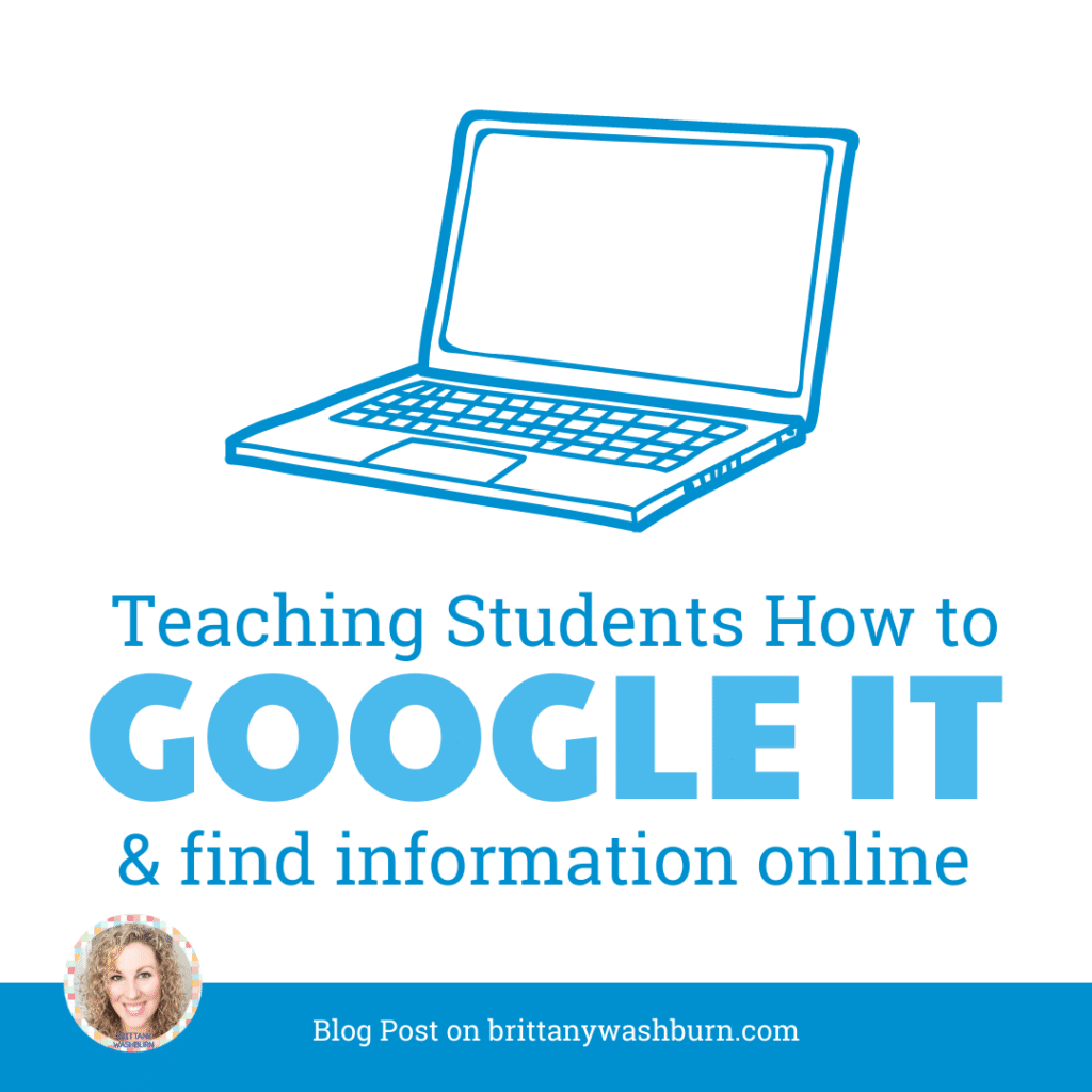 Teaching Students how to "Google It"