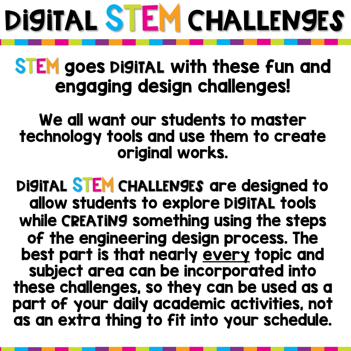 December Digital STEM Challenges