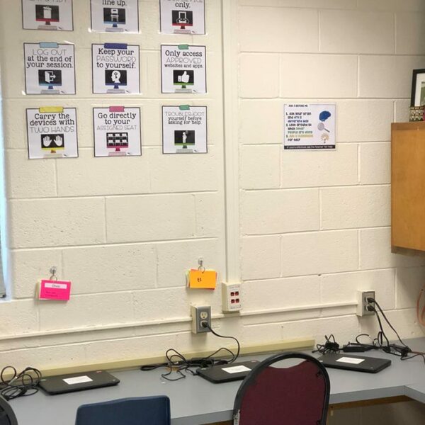 Technology Themed Decor Classroom Expectations Posters