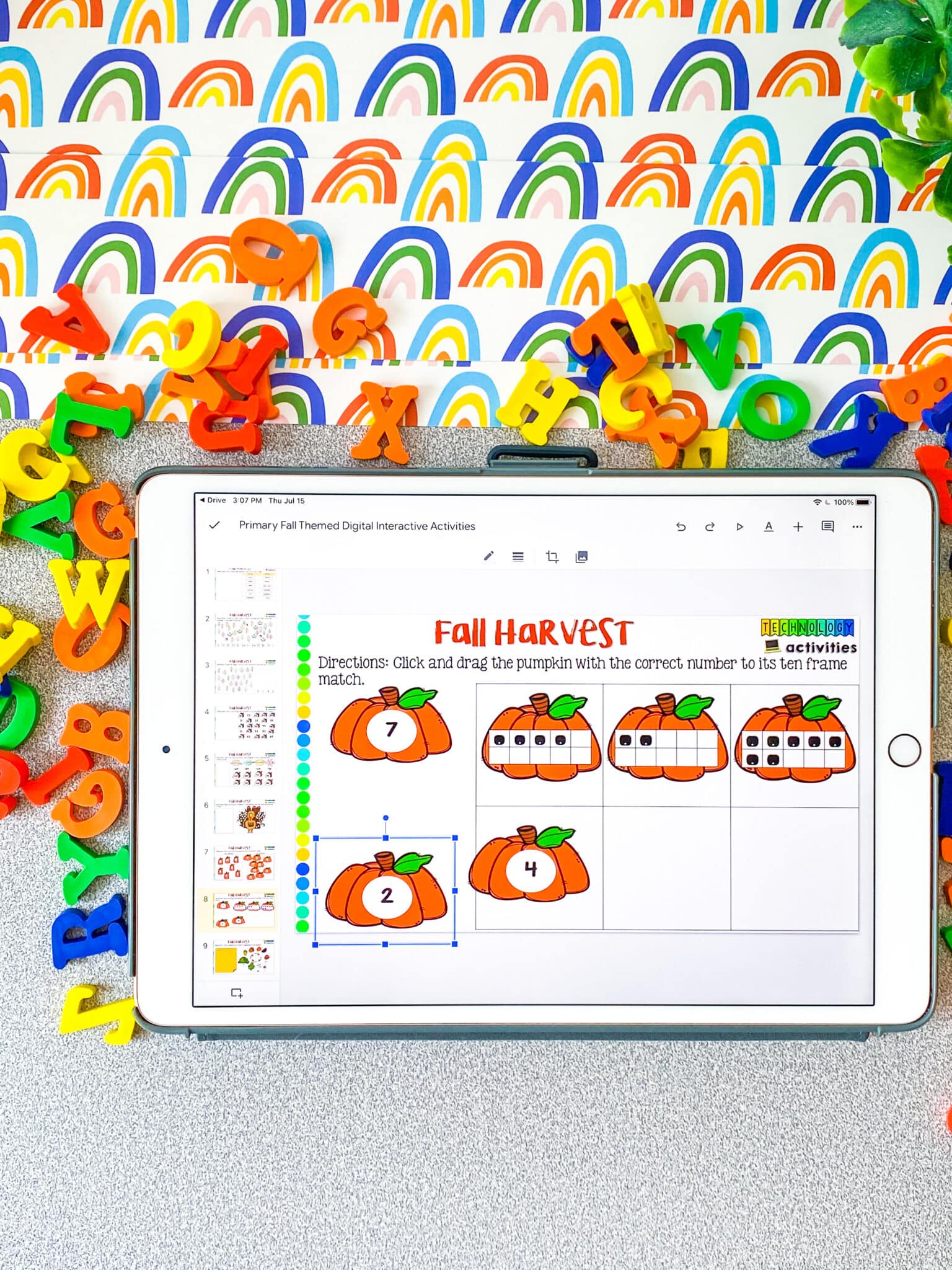 Fall Math and ELA Digital Interactive Activities