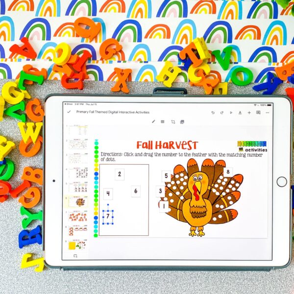 Fall Math and ELA Digital Interactive Activities
