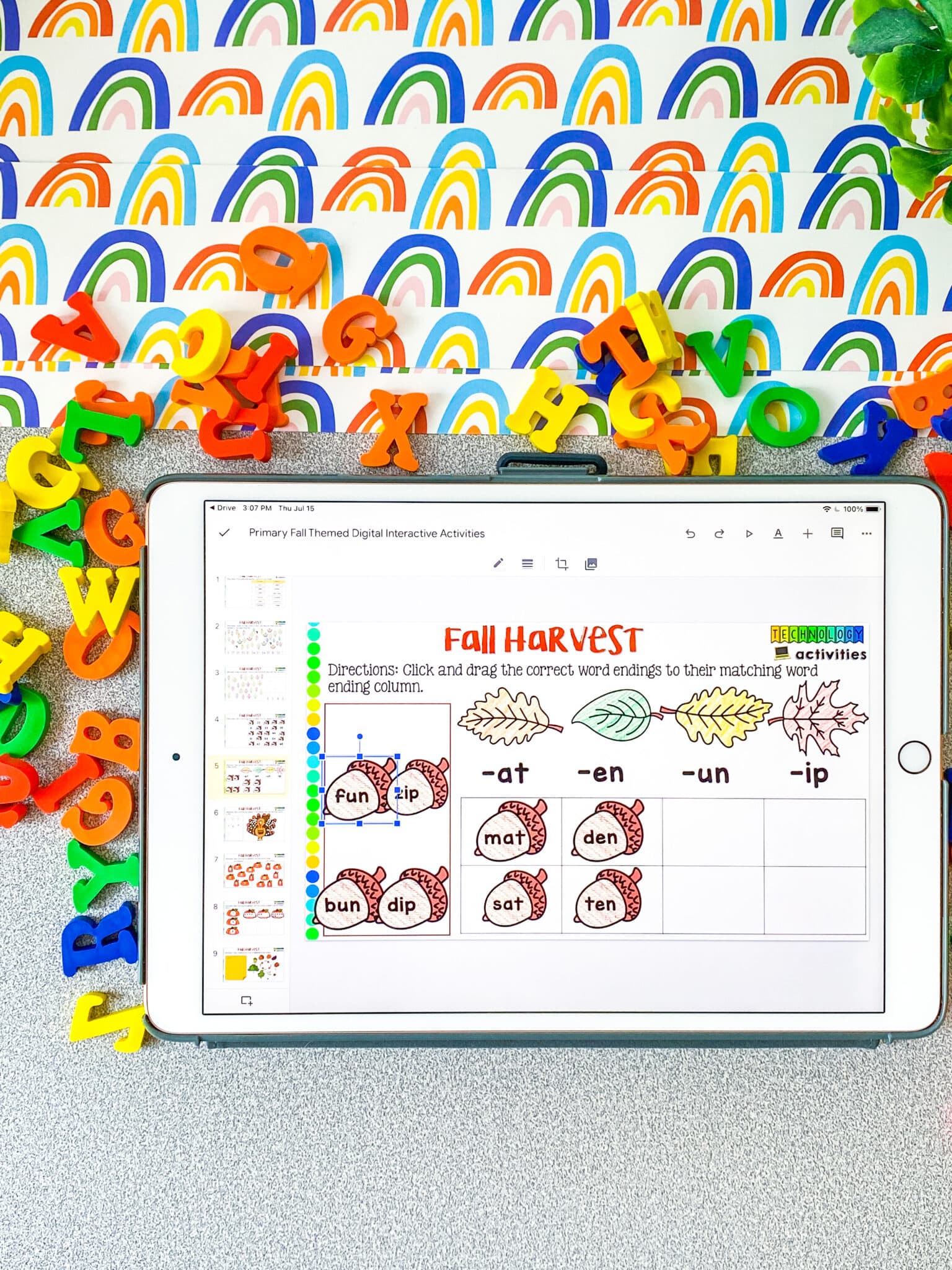 Fall Math and ELA Digital Interactive Activities