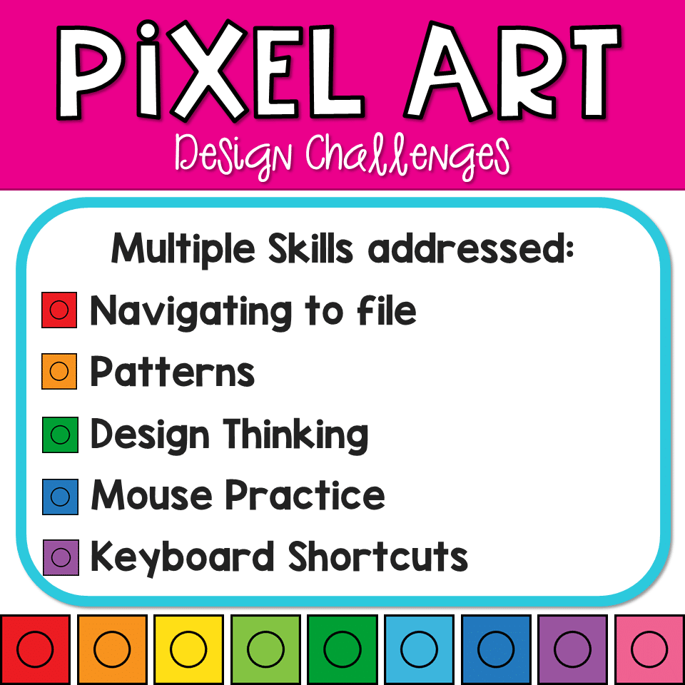 Valentine's Day Pixel Art STEM Challenges