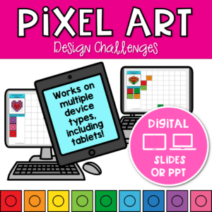 Valentine's Day Pixel Art STEM Challenges
