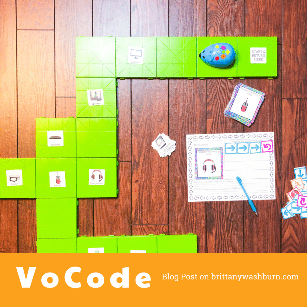 Vocab Coding (VoCode) Activities to Use with Any Coding Robot