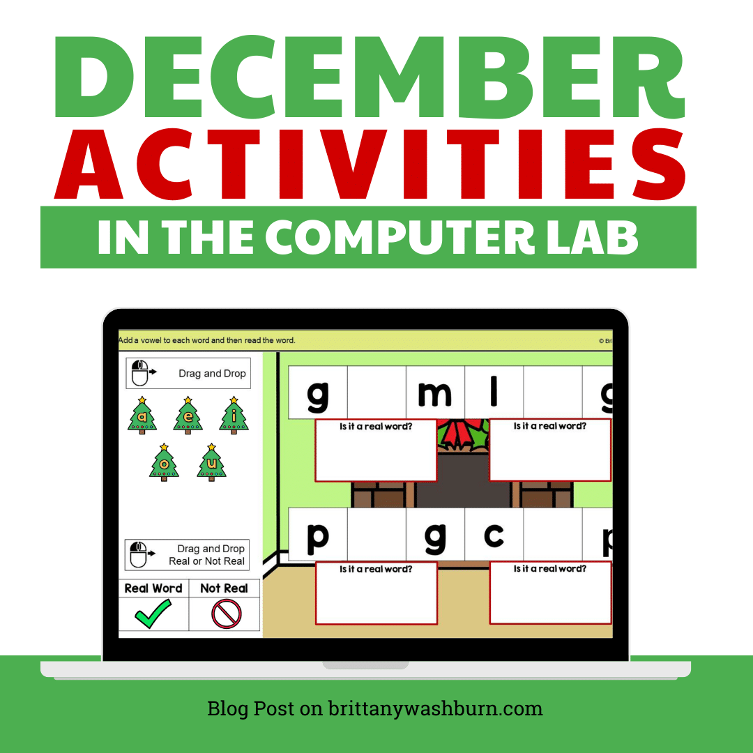 December Activities for the Computer Lab