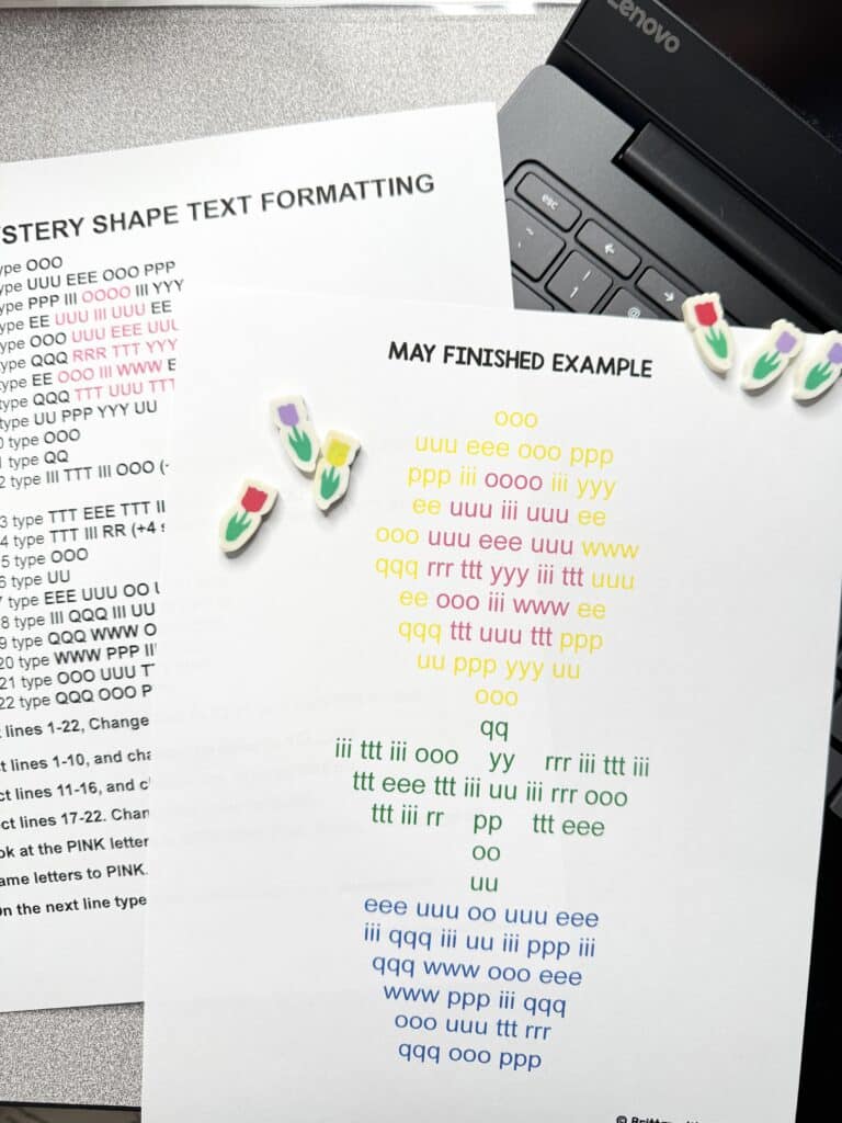 Text Formatting Activities for Typing & Word Processing Practice