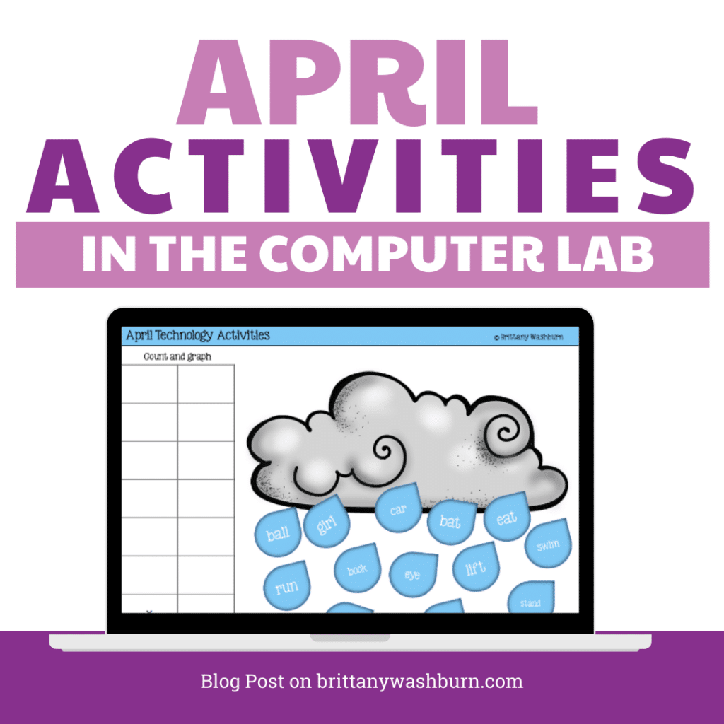 April Activities for the Computer Lab and Distance Learning