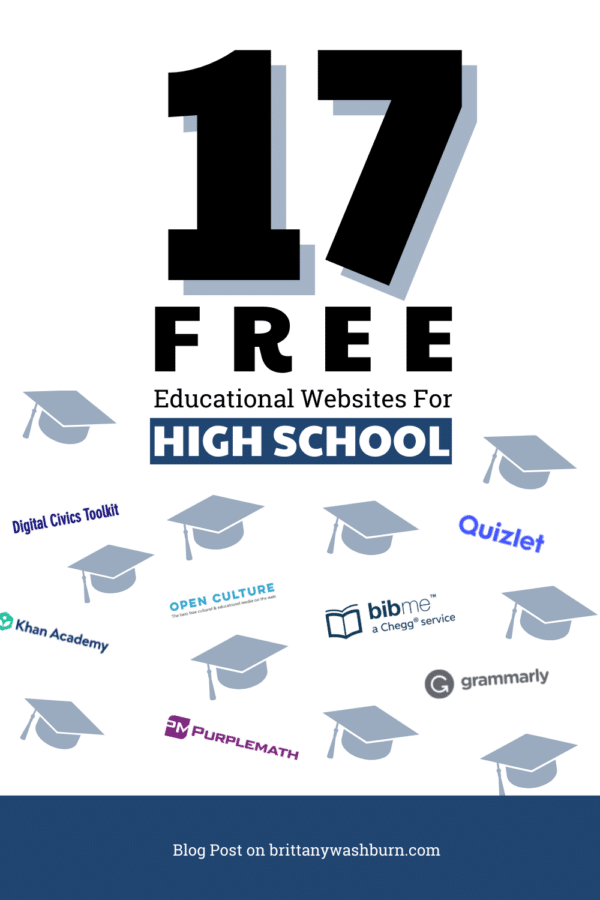 17 Free Educational Websites for High School