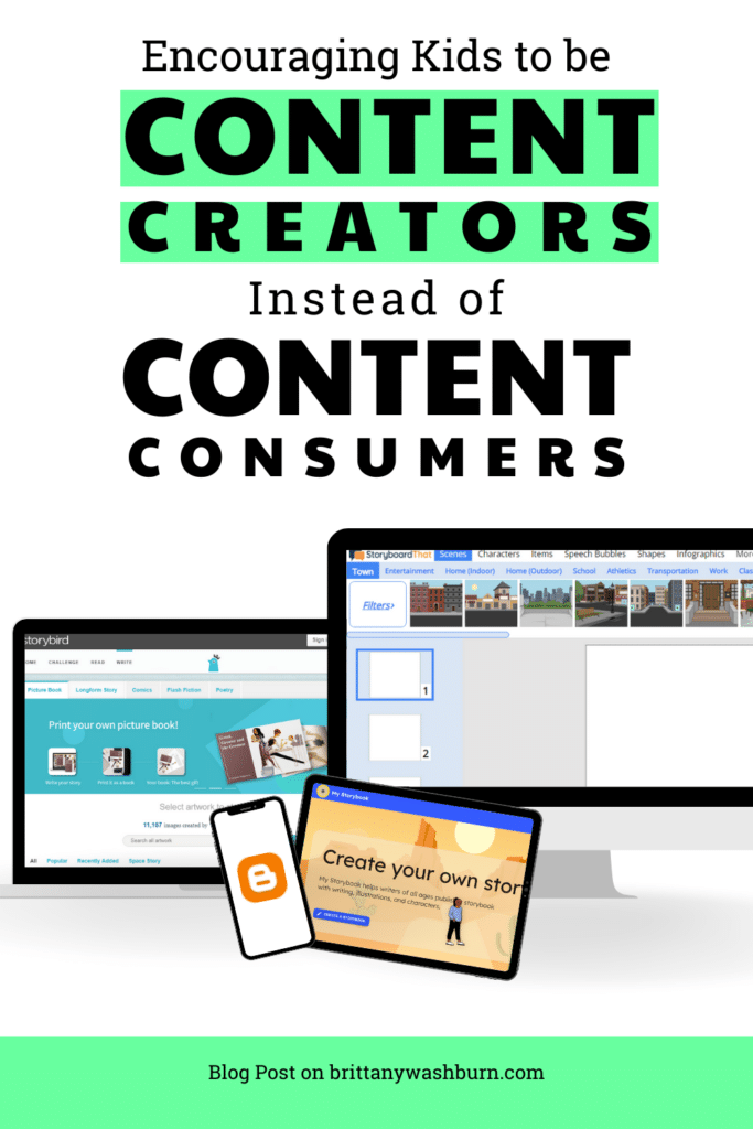 Encouraging Kids to be Content Creators Instead of Content Consumers