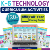 K-5 Technology Curriculum Activities Bundle Overview