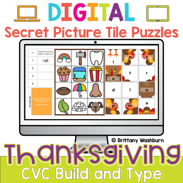 Thanksgiving Tech Skills Activities Bundle