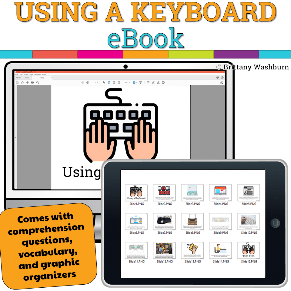 Using a Keyboard Booklet