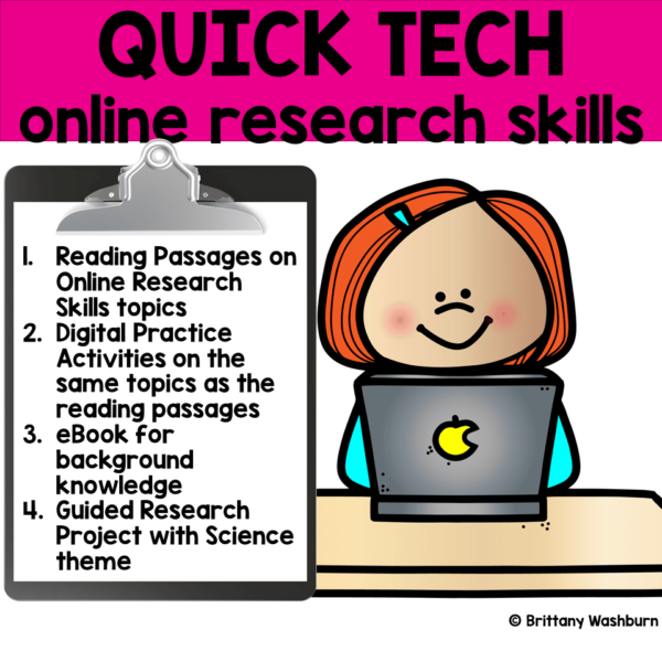 Quick Tech Activities 5th Grade Bundle