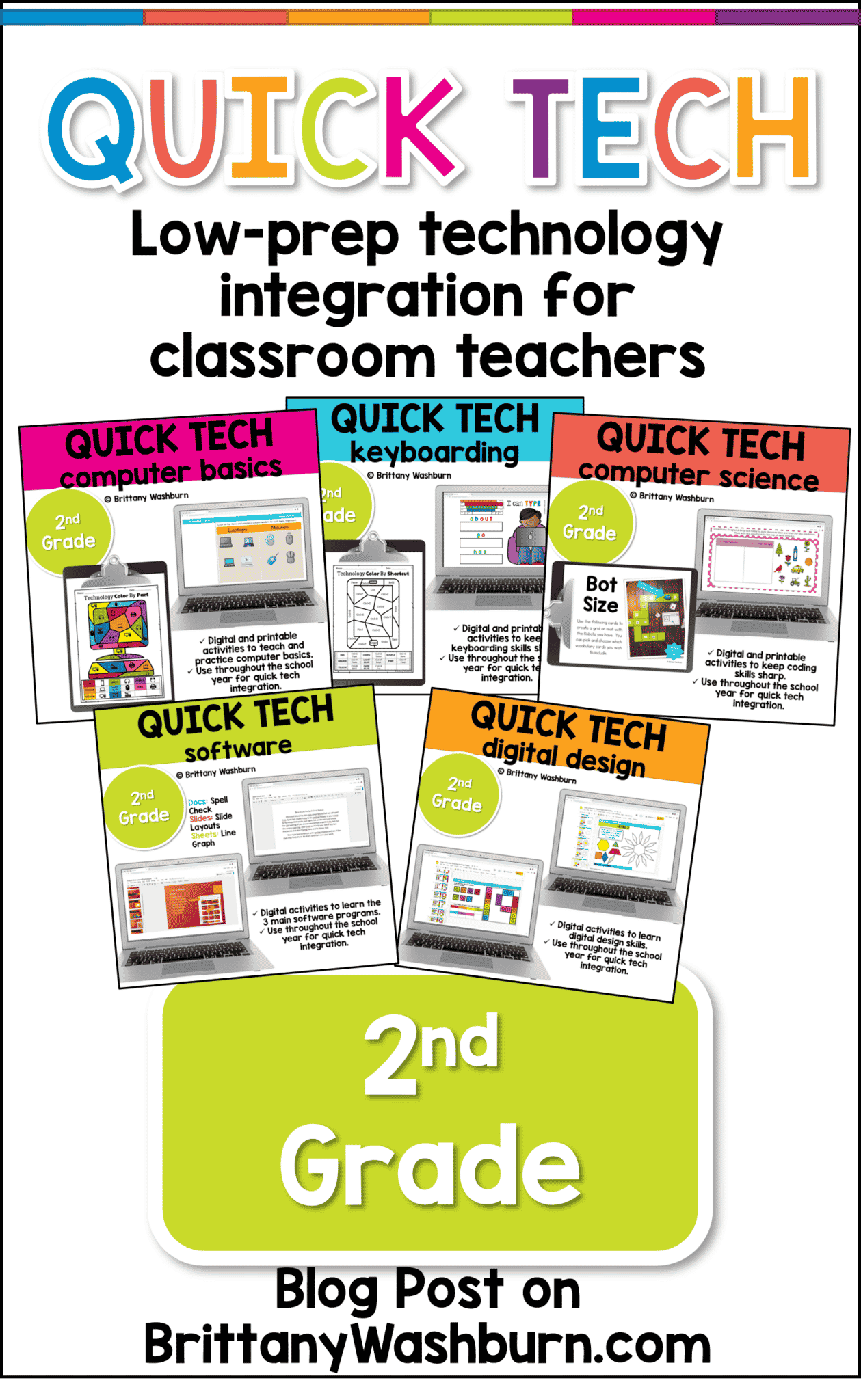 2nd Grade Technology Integration with Quick Tech