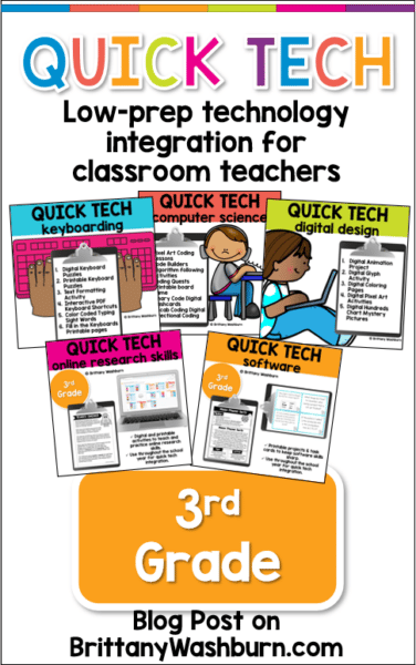 3rd Grade Technology Integration with Quick Tech