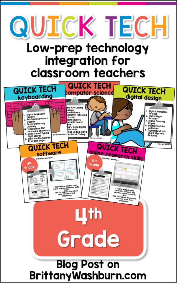 4th Grade Technology Integration with Quick Tech