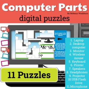 Computer Parts Digital Puzzles