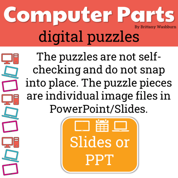 Computer Parts Digital Puzzles