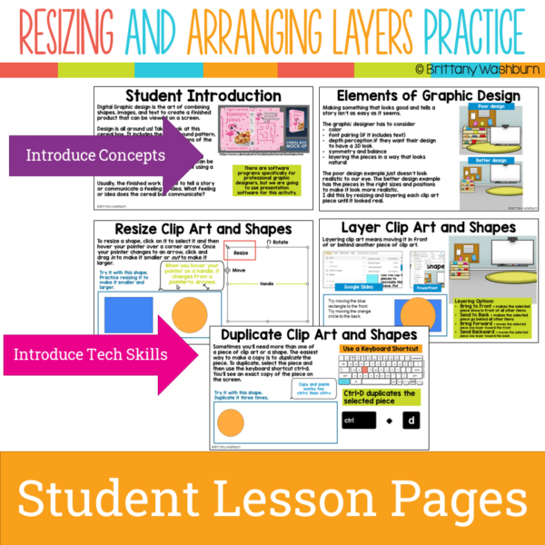 Gingerbread House Graphic Design Lesson and Activity