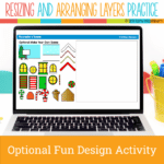 Gingerbread House Graphic Design Lesson and Activity