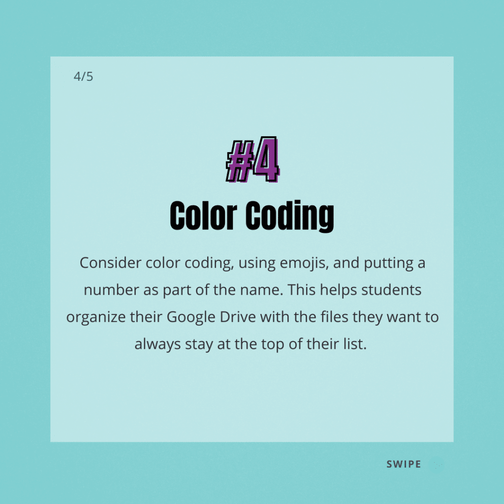 20 Tips for Teaching Students to Organize their Google Drive