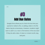 20 Tips for Teaching Students to Organize their Google Drive