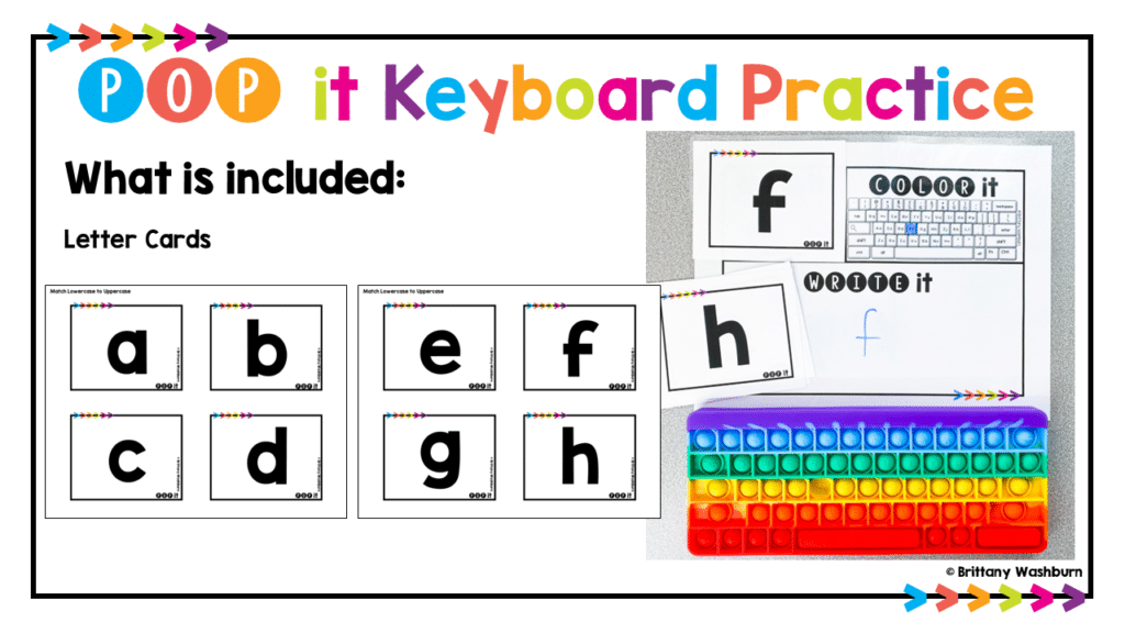 POP It Keyboard Station Activities