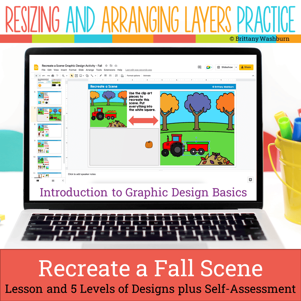 Fall Graphic Design Lesson and Activity