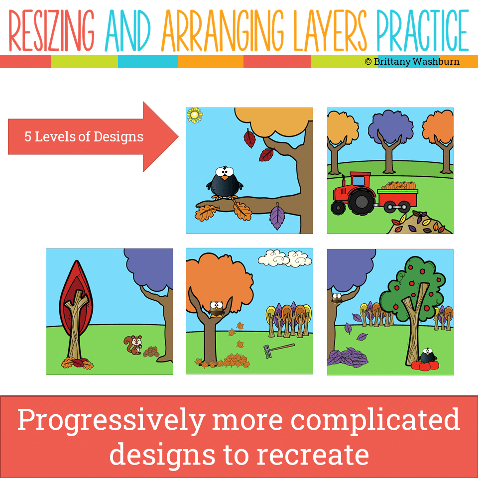 Fall Graphic Design Lesson and Activity