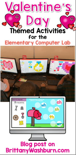 Valentine's Day Themed Activities for the Elementary Computer Lab