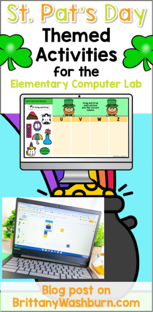 Saint Patrick's Day Themed Activities for the Elementary Computer Lab