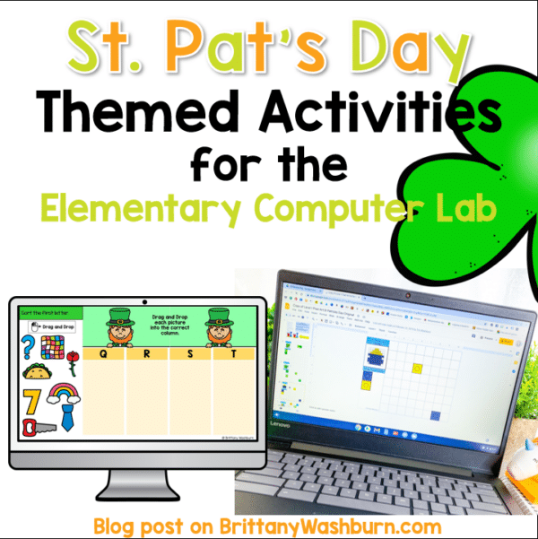 Saint Patrick's Day Themed Activities for the Elementary Computer Lab