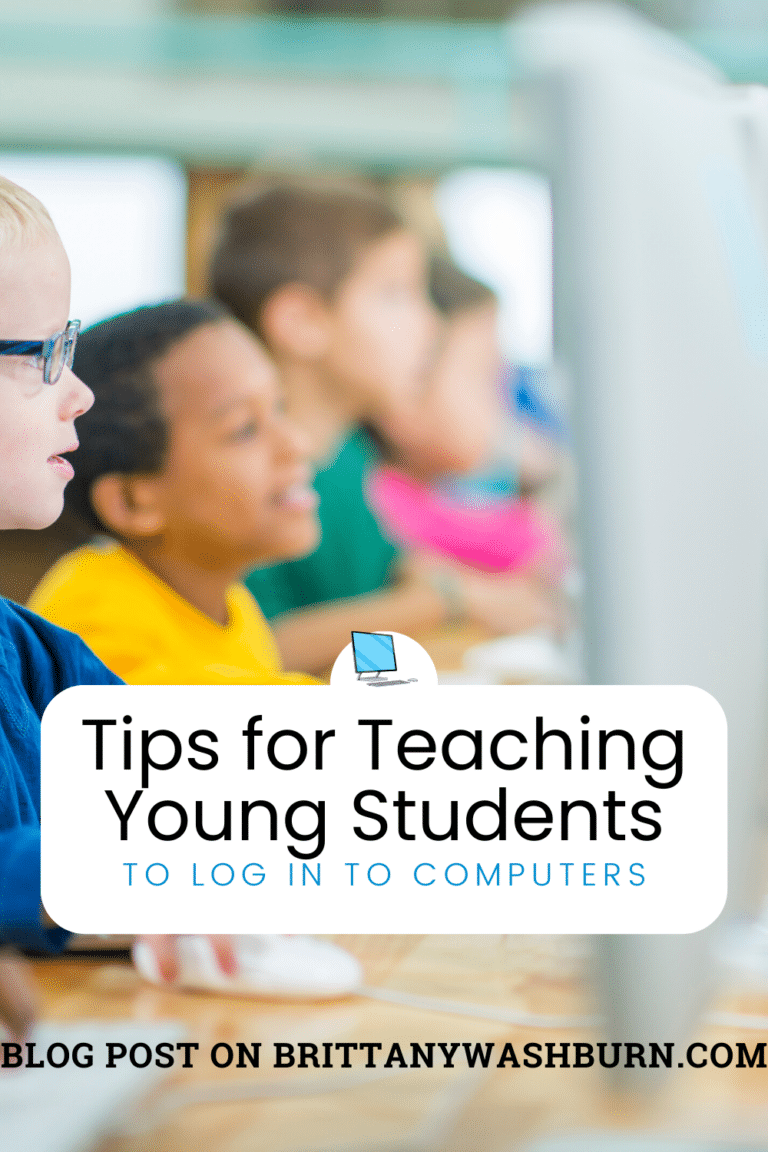 Tips and Strategies for Teaching Young Students to Log In to Computers