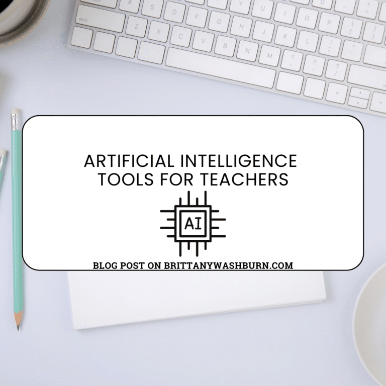Artificial Intelligence Tools for Teachers
