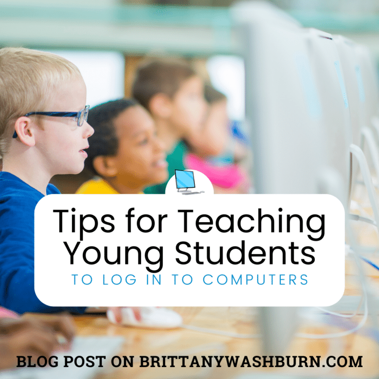 Tips and Strategies for Teaching Young Students to Log In to Computers
