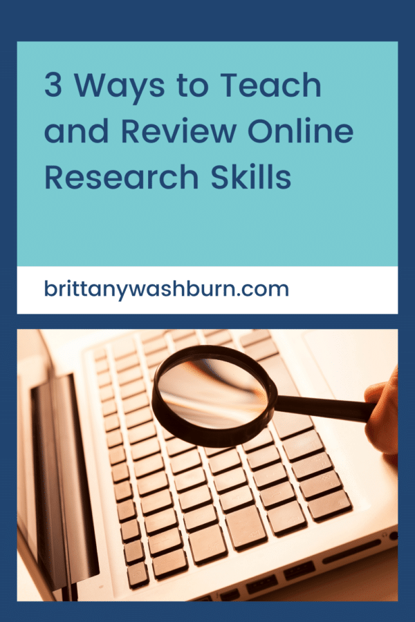 3 Ways to Teach and Review Online Research Skills