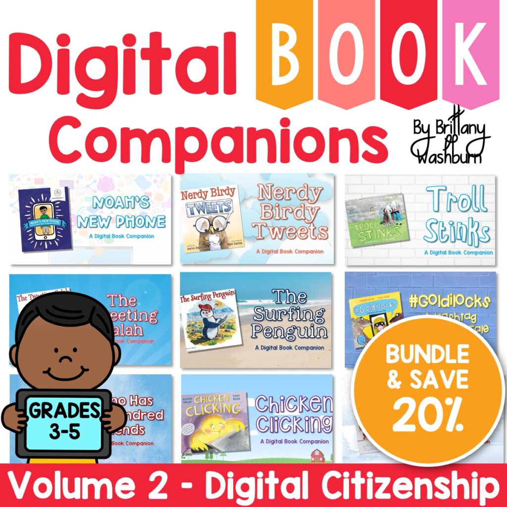 Digital Citizenship Grades 3-5 Digital Book Companions Bundle