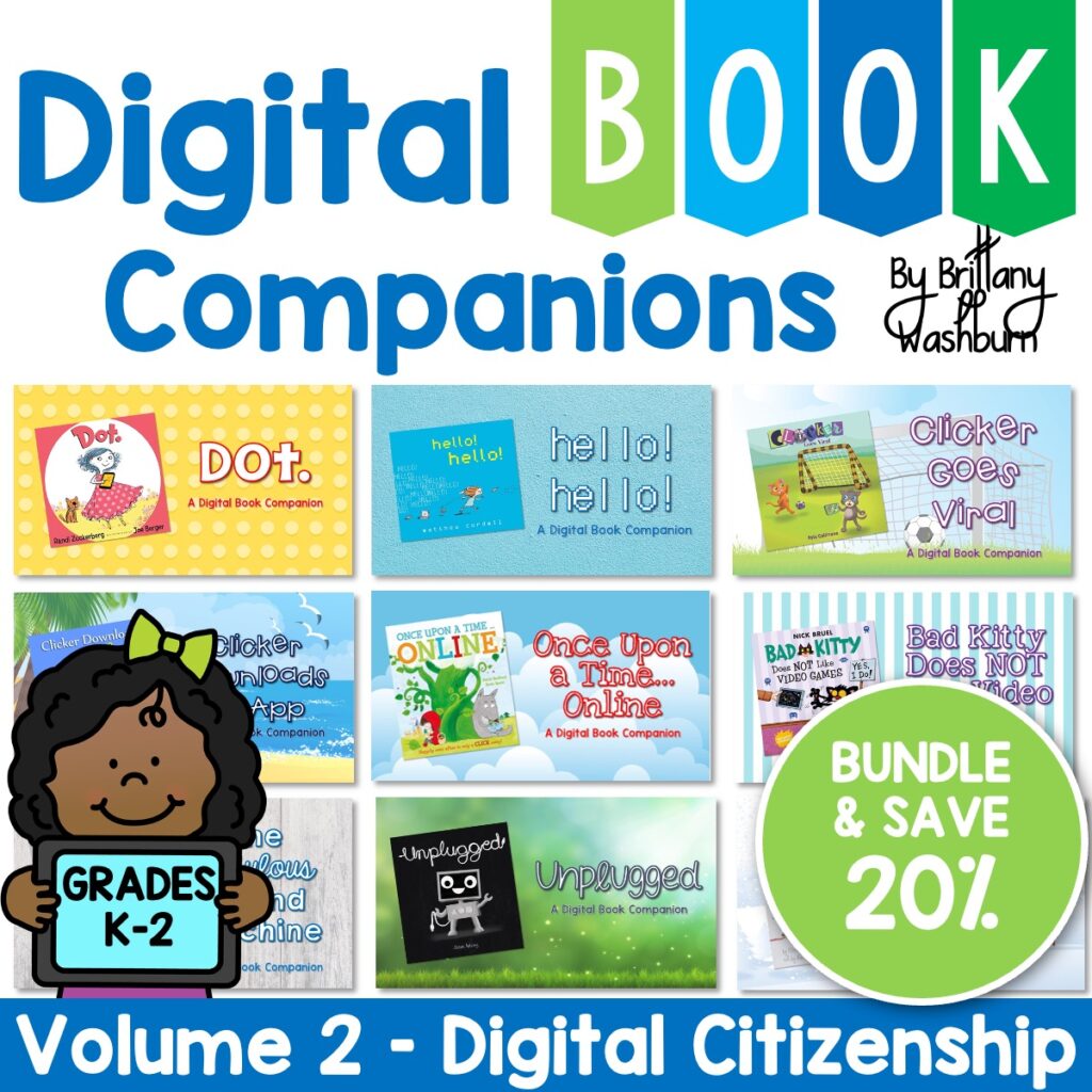 Digital Citizenship K-2 Digital Book Companions Bundle