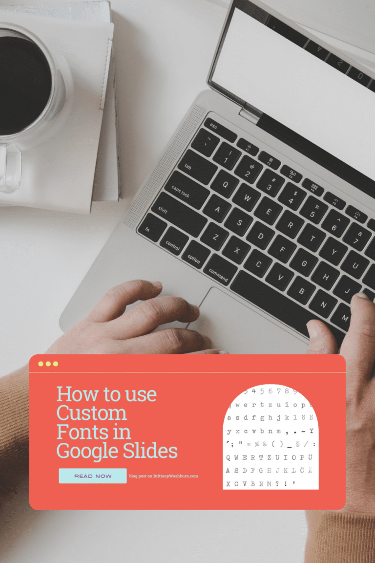 How to use Custom Fonts in Google Slides