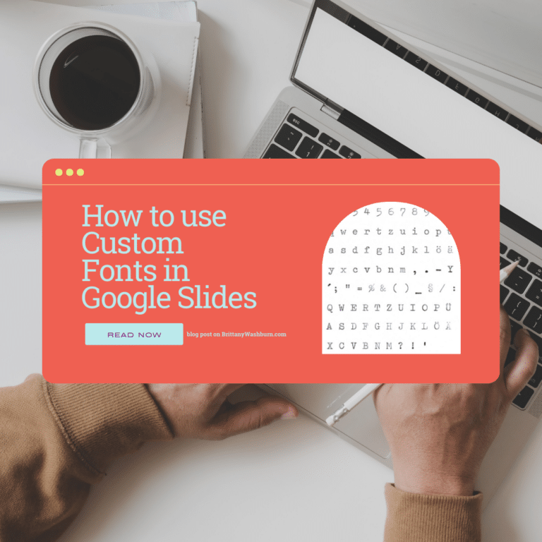 How to use Custom Fonts in Google Slides