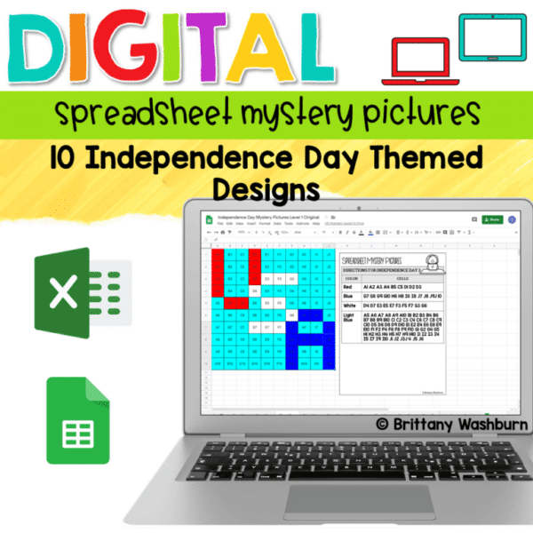 4th of July Themed Activities for the Elementary Computer Lab
