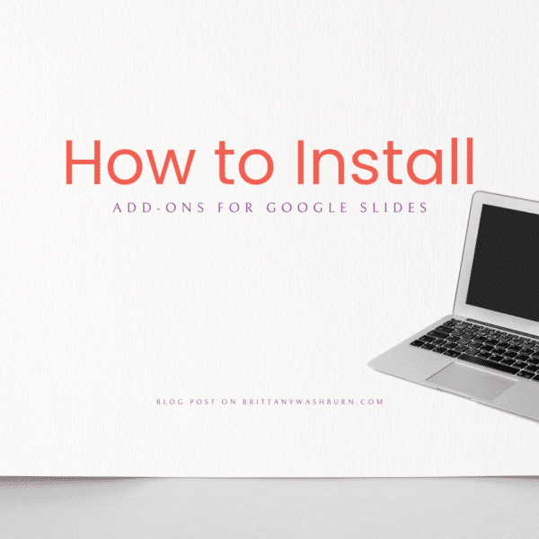 Tutorial on Installing and Using Add-Ons for Google Slides