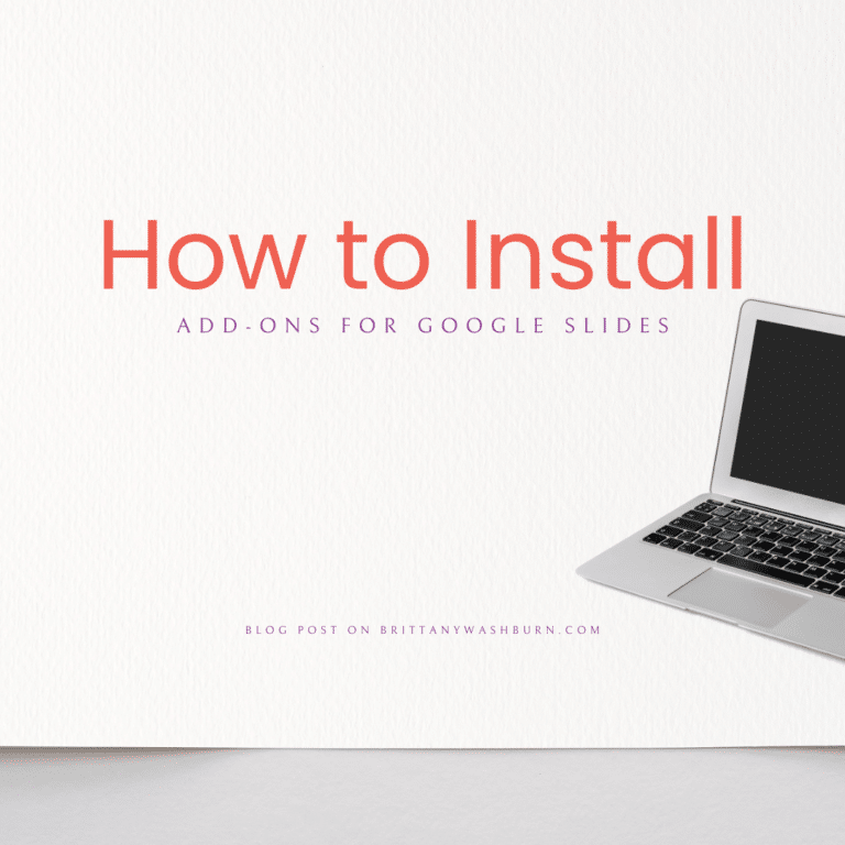 Tutorial on Installing and Using Add-Ons for Google Slides