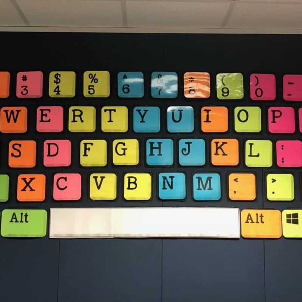Technology Themed Decor Giant Keyboard for the Computer Lab