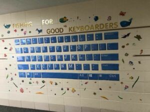 Technology Themed Decor Giant Keyboard for the Computer Lab
