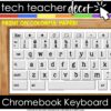 Technology Themed Decor Giant Chromebook Keyboard