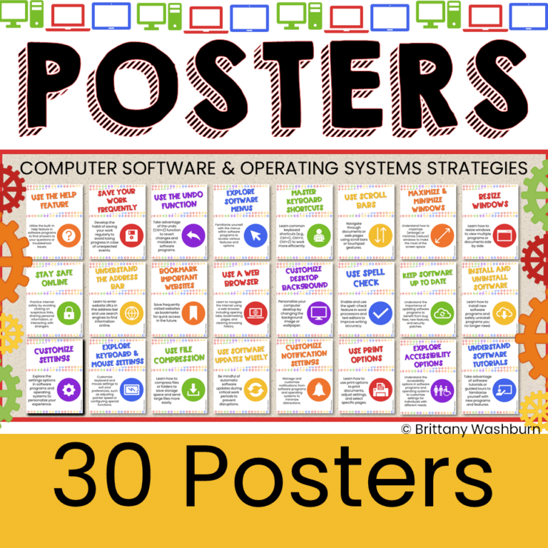 Computer Software & Operating Systems Strategies Posters