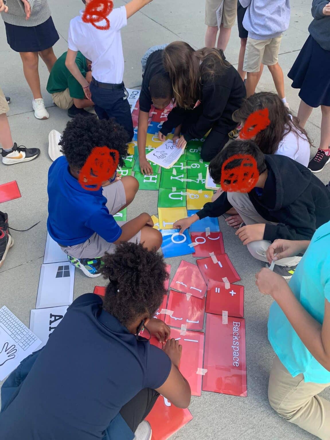 Technology Themed Decor Giant Keyboard for the Computer Lab