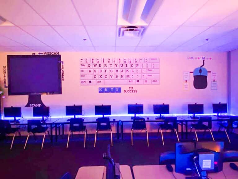 Technology Themed Decor Giant Keyboard for the Computer Lab